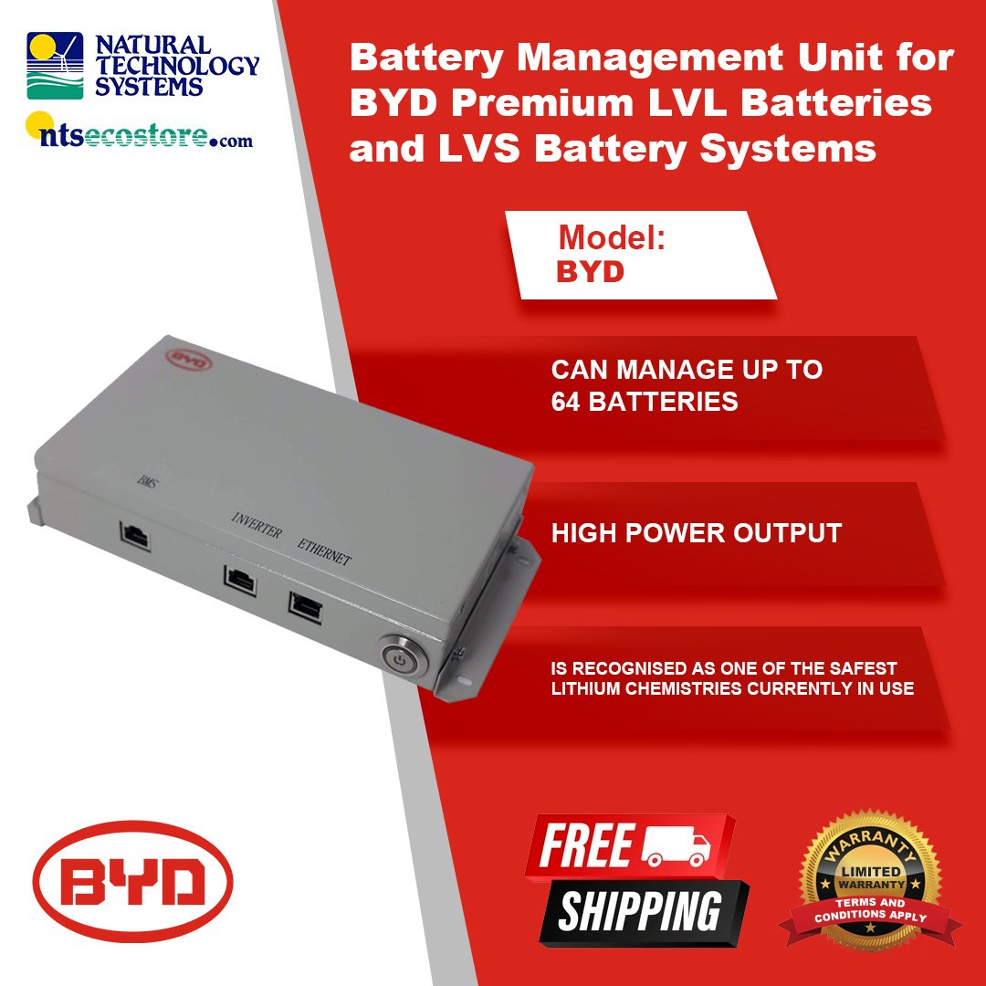 Battery Management Unit for BYD Premium LVL Batteries and LVS Battery