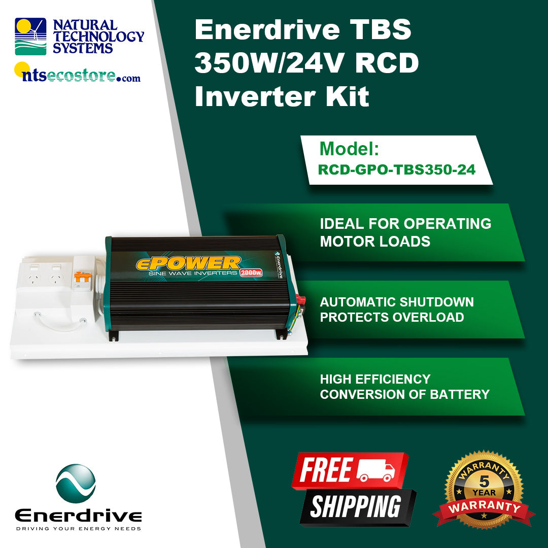 Enerdrive TBS RCD Inverter Kit 350W 24V RCD-GPO-TBS350-24