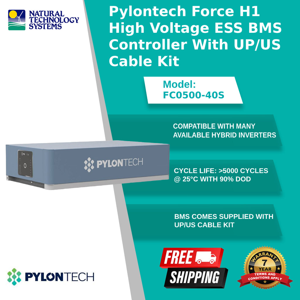 Pylontech Force H1 High Voltage ESS BMS Controller With UP/US Cable Ki